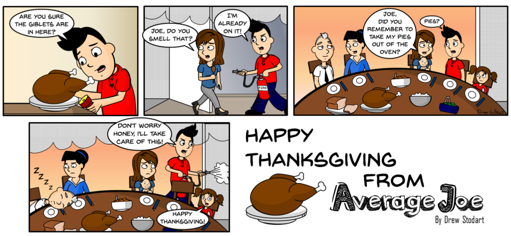 Average Joe 32 – Thanksgiving – Average Joe Comics