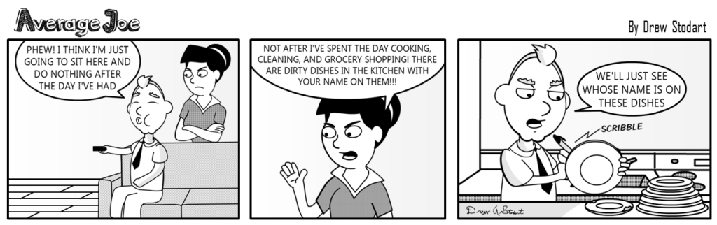 Average Joe 8 – Dishwasher – Average Joe Comics