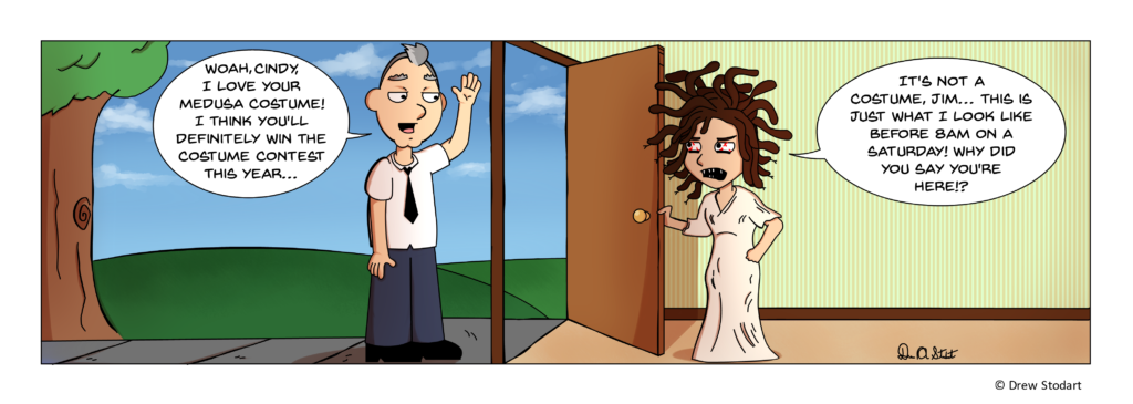 Average Joe 61 – Medusa – Average Joe Comics