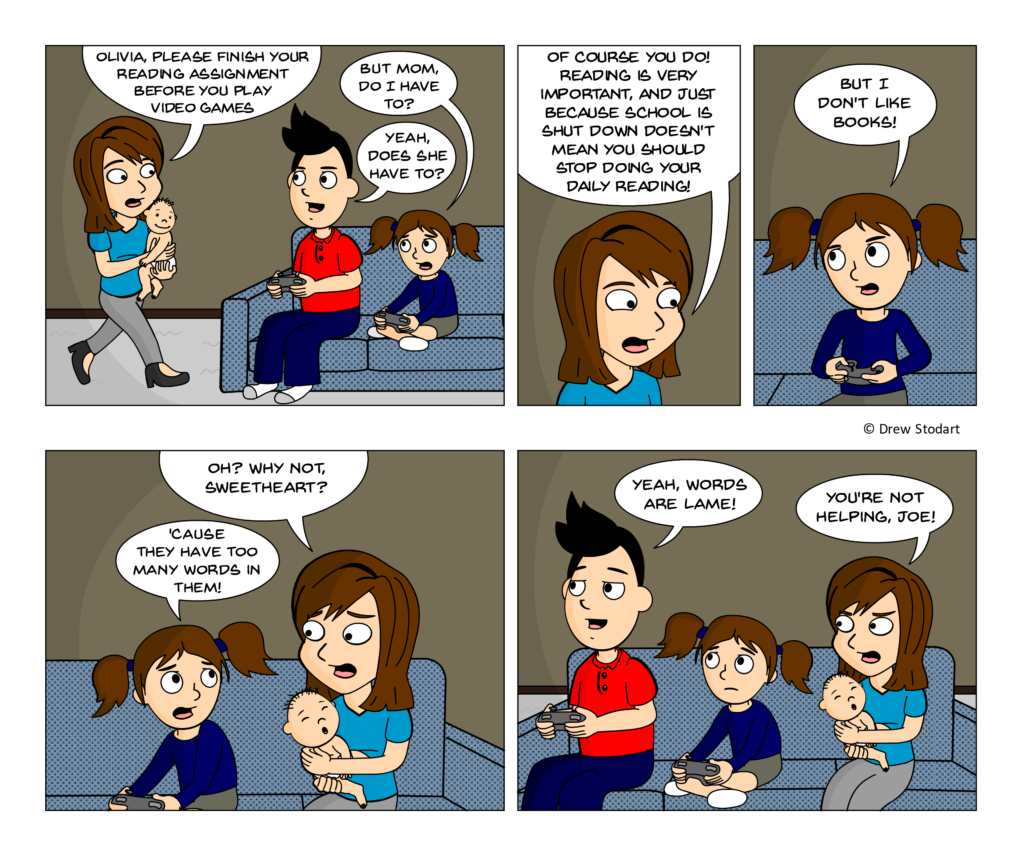 Average Joe 62 – Reading – Average Joe Comics