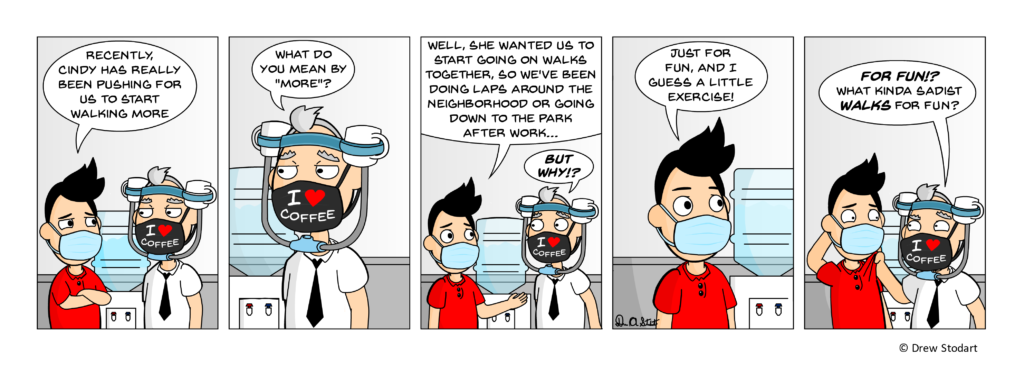 Average Joe 64 – Walking – Average Joe Comics