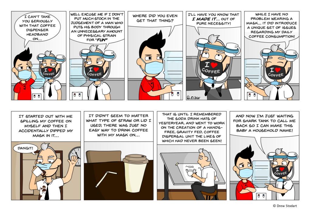 Average Joe 65 – Coffee Dispersal Cap – Average Joe Comics